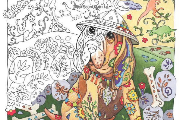 20 Dog Coloring Books for Adults to Relieve Stress the Affordable Way