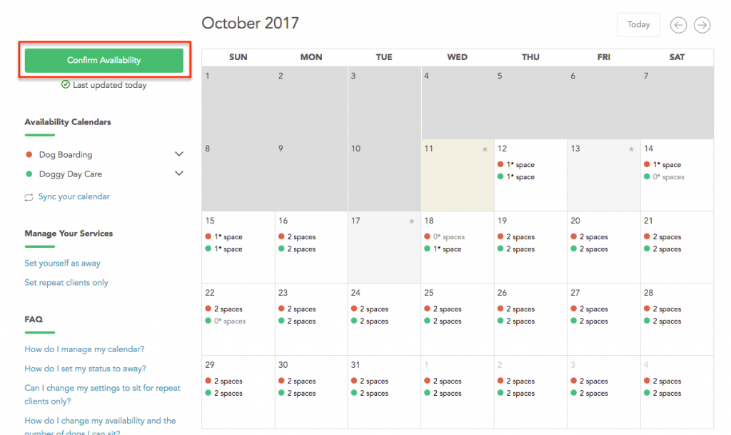 What is confirmed availability and how does it work? | The Dog People ...