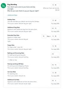 How to Add Pick-Up and Drop-Off Rates to Your Profile | The Dog People ...