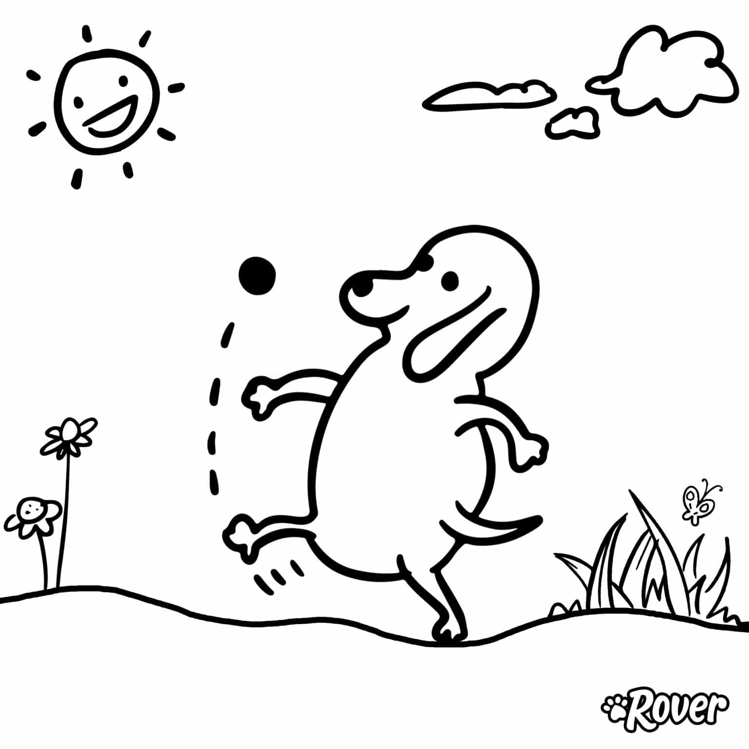 6 Printable Dog Coloring Pages for the Whole Family | The Dog People by ...